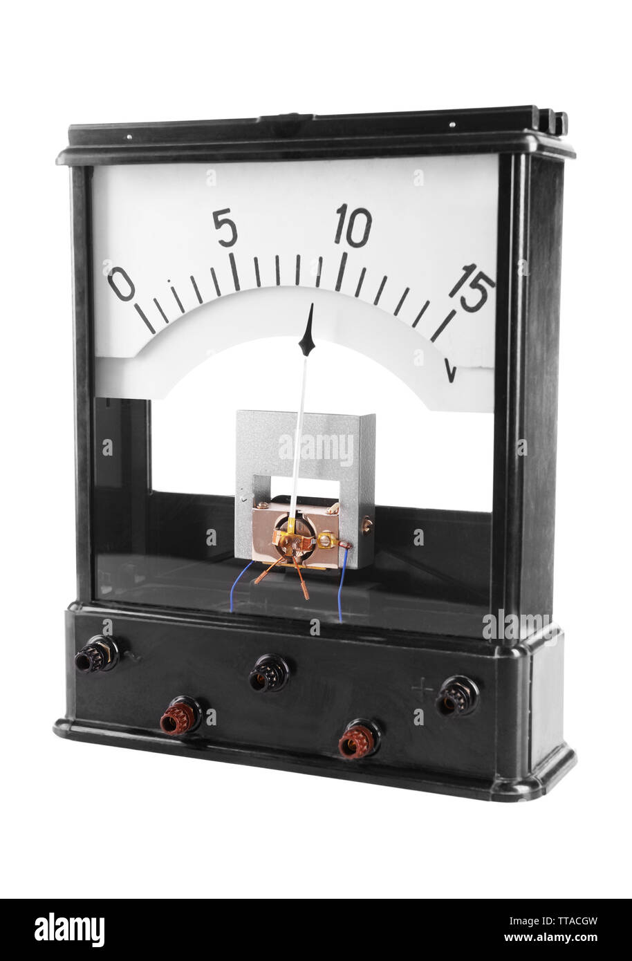 Old voltmeter Cut Out Stock Images & Pictures - Alamy