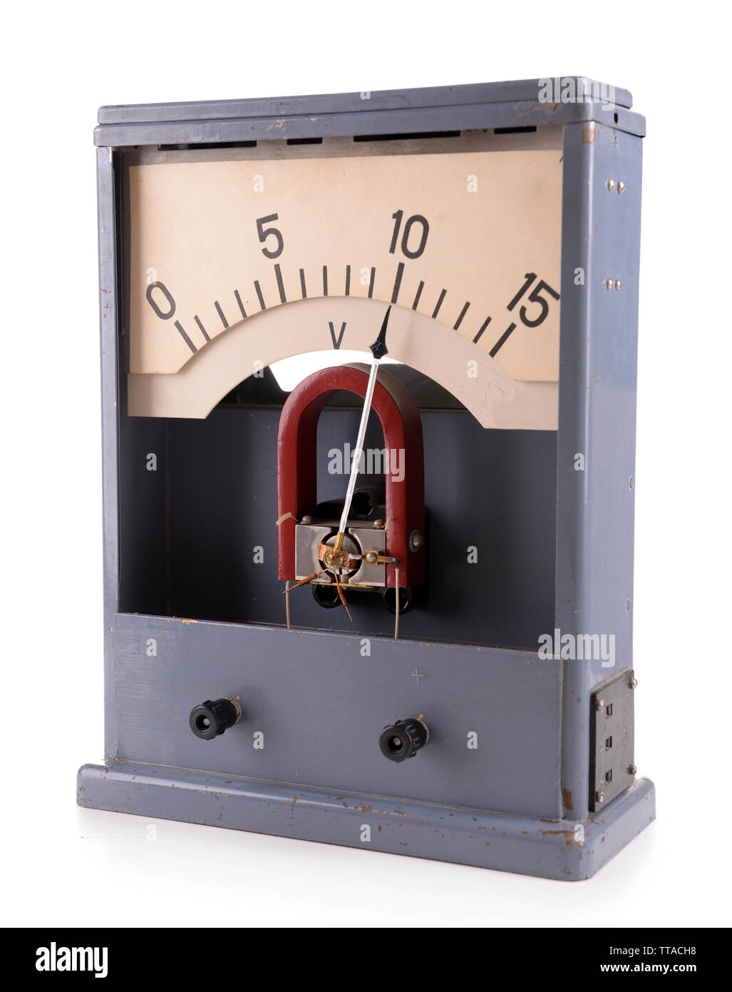 Old voltmeter Cut Out Stock Images & Pictures - Alamy
