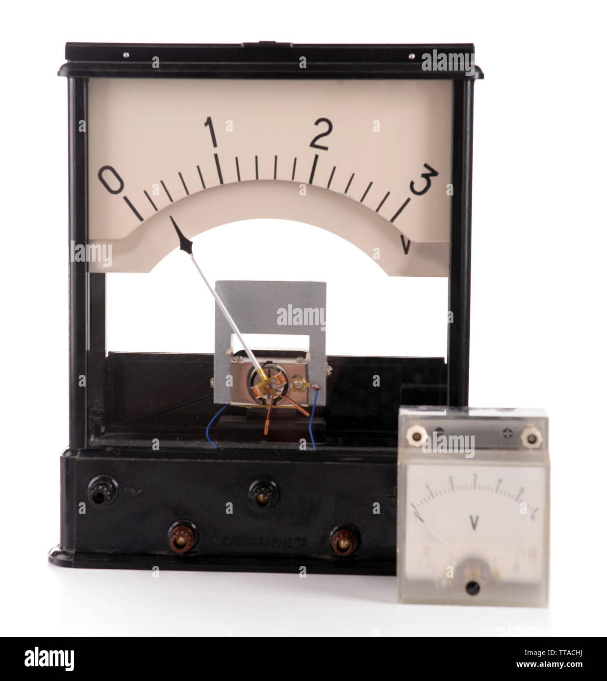 Antique vintage voltmeter hi-res stock photography and images - Alamy