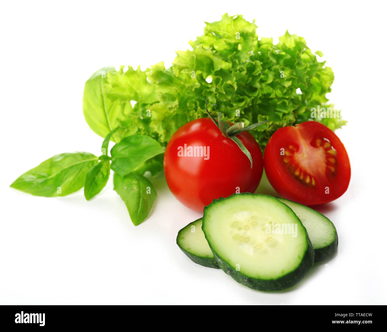 Fresh vegetables isolated on white Stock Photo - Alamy
