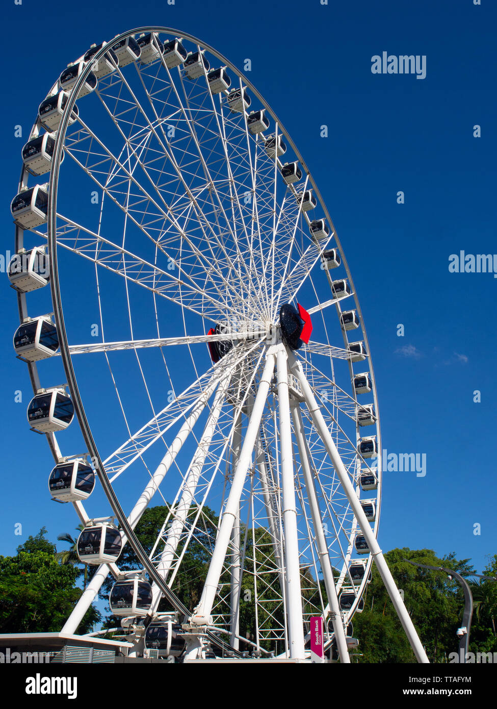 The Wheel Of Brisbane Observation Wheel Stock Photo - Alamy