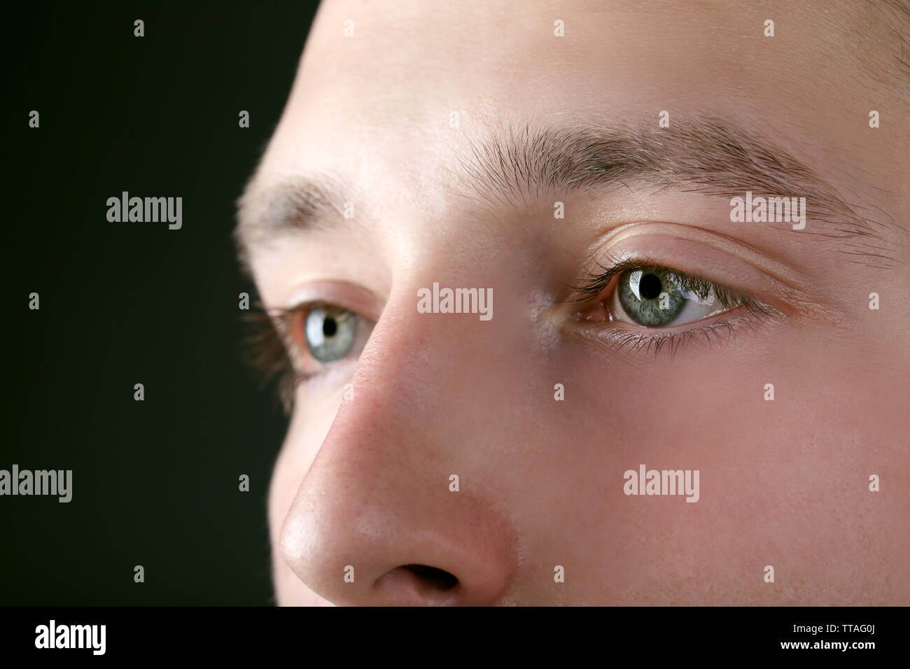 Male face close up Stock Photo - Alamy