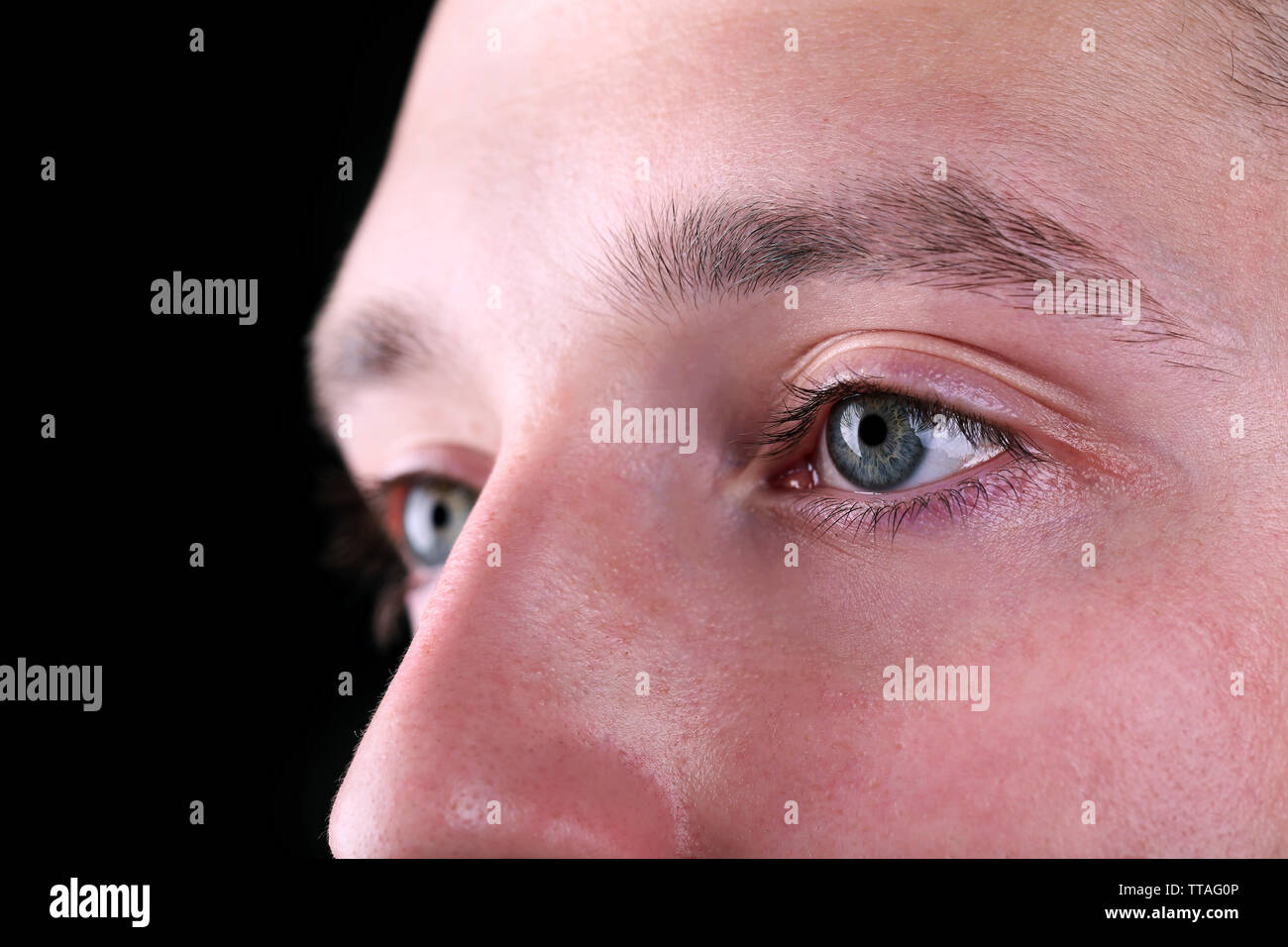 Male face close up Stock Photo - Alamy