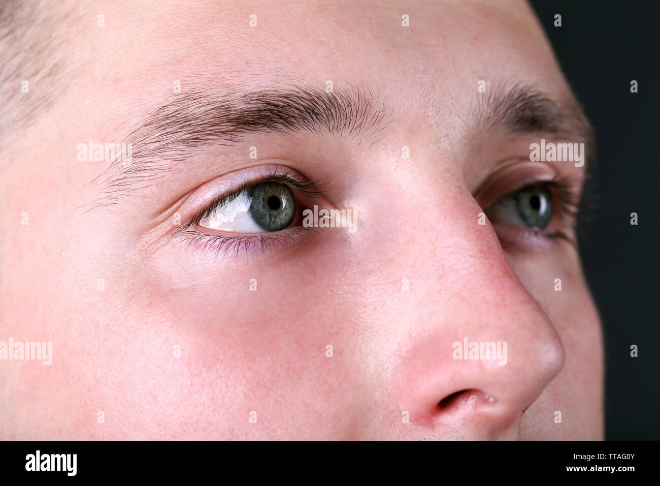 Male face close up Stock Photo - Alamy