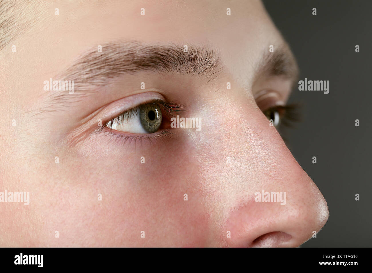 Male face close up Stock Photo - Alamy