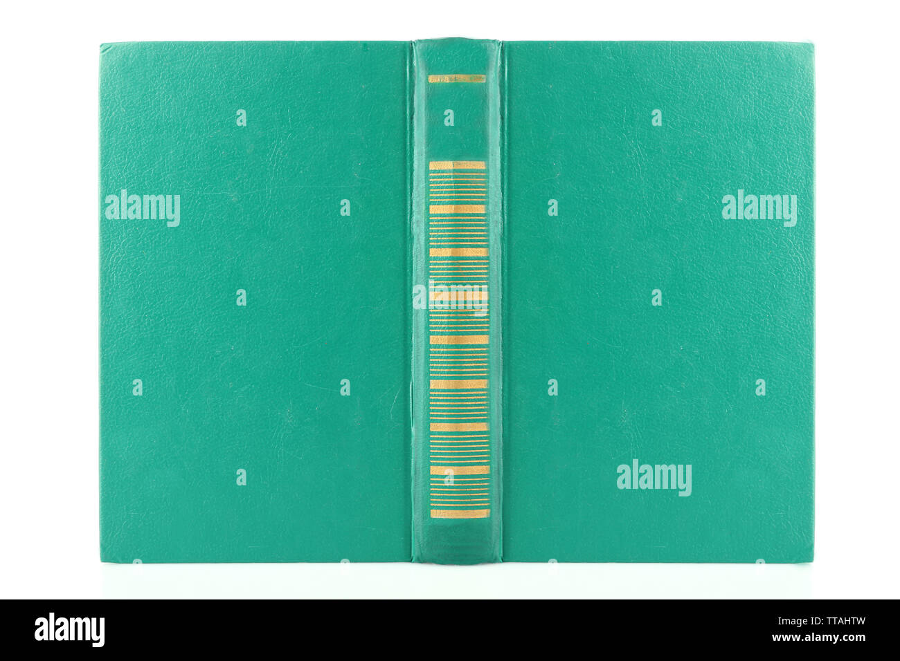 Green book isolated on white Stock Photo - Alamy