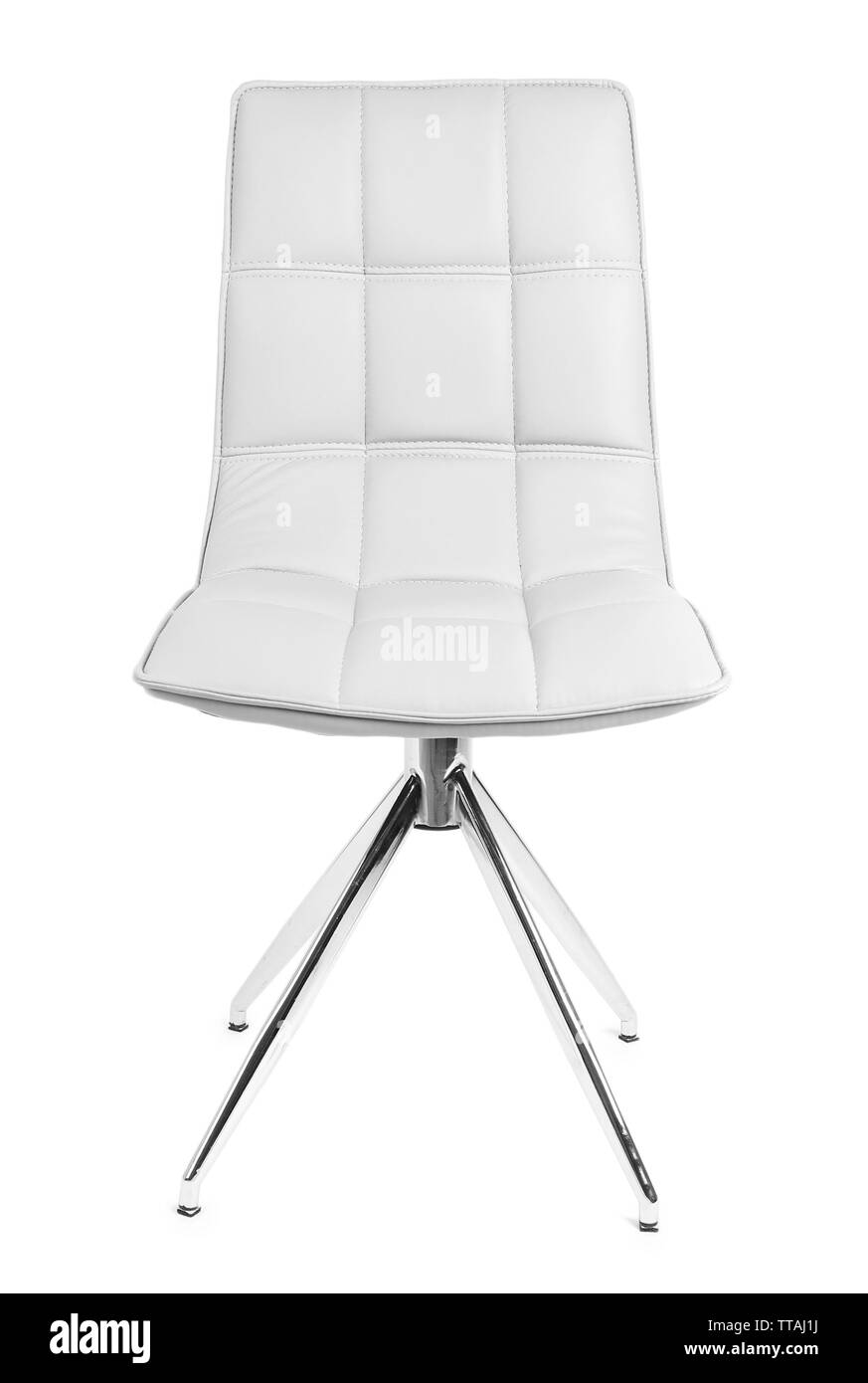 Modern chair isolated on white Stock Photo - Alamy