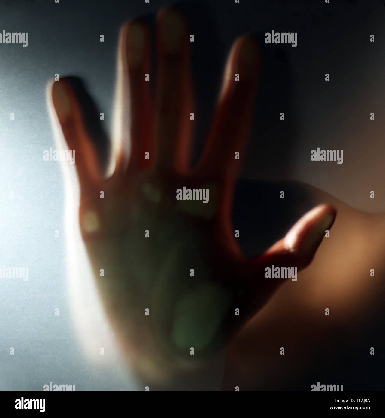 Frosted glass woman hi-res stock photography and images - Alamy