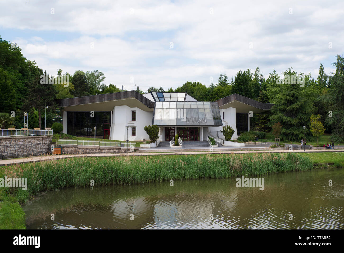 Architecture of a building in the city of Massy in France Stock Photo ...