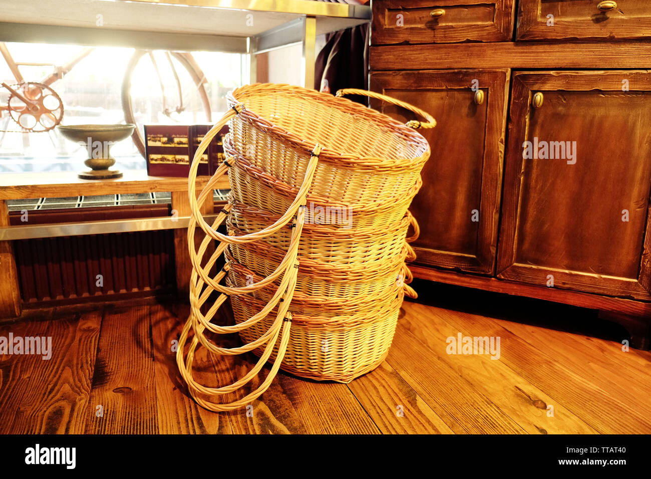 Handmade garden baskets hi-res stock photography and images - Alamy