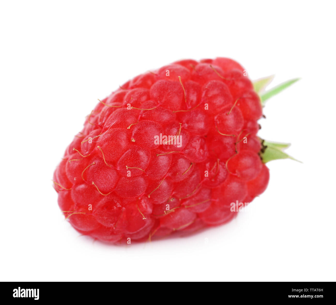 Fresh raspberry isolated on white Stock Photo - Alamy