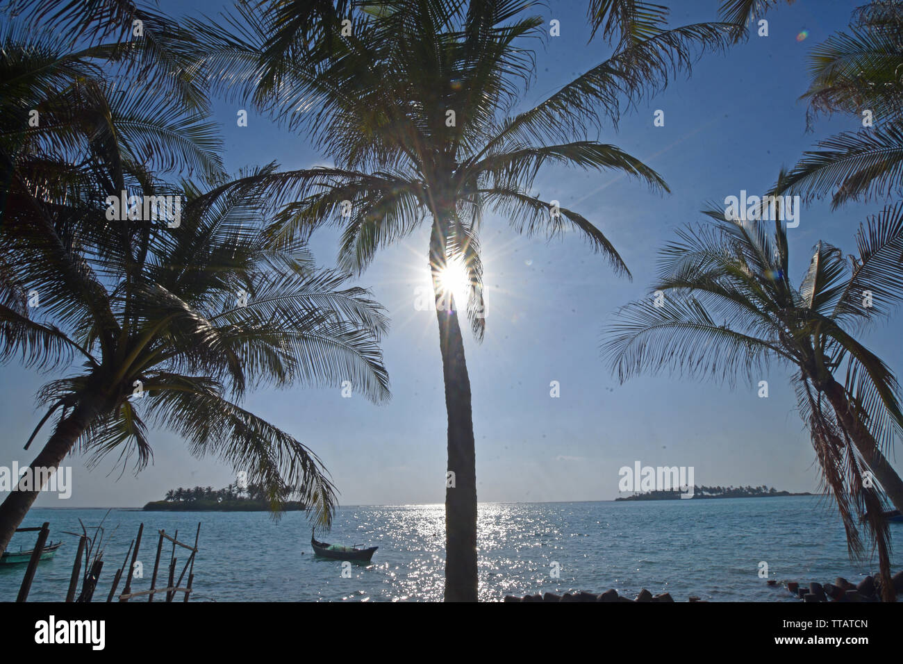 Kalpeni island, Lakshadweep, India Stock Photo - Alamy