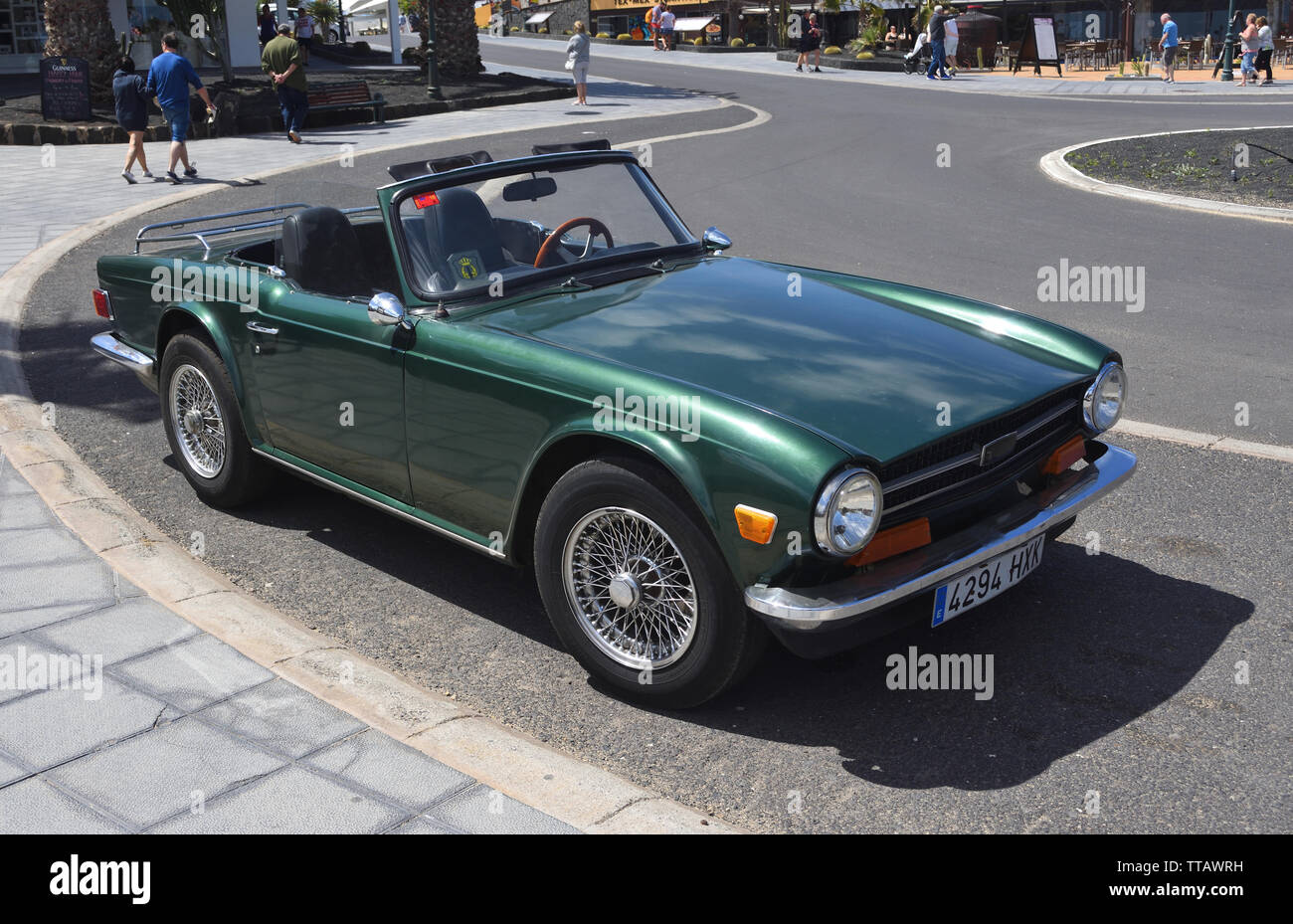 Green Triumph Tr6 High Resolution Stock Photography and Images - Alamy