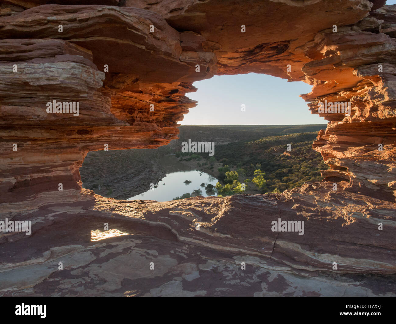 Nature's window, Kalbarri National Park, Western Australia Stock Photo ...