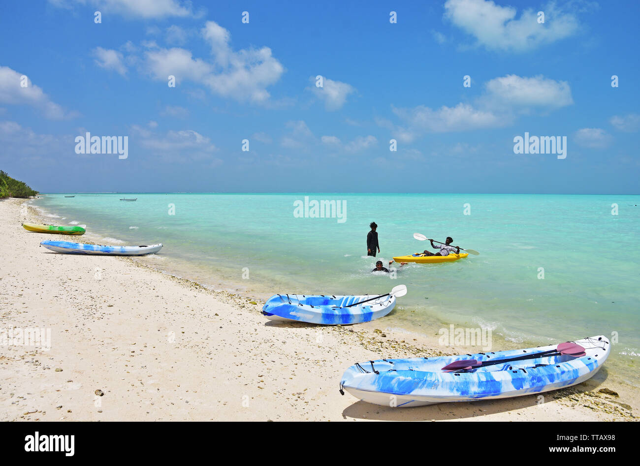 Minicoy island, Lakshadweep, India Stock Photo - Alamy