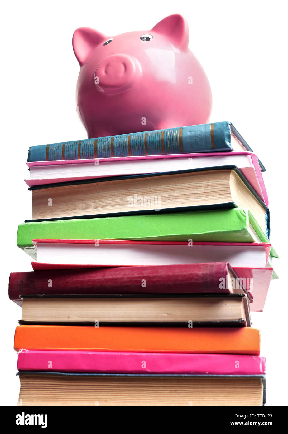 Concept accumulation of knowledge isolated on white Stock Photo - Alamy