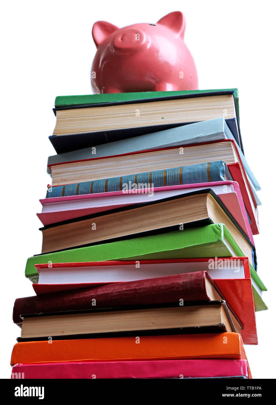 Concept accumulation of knowledge isolated on white Stock Photo - Alamy