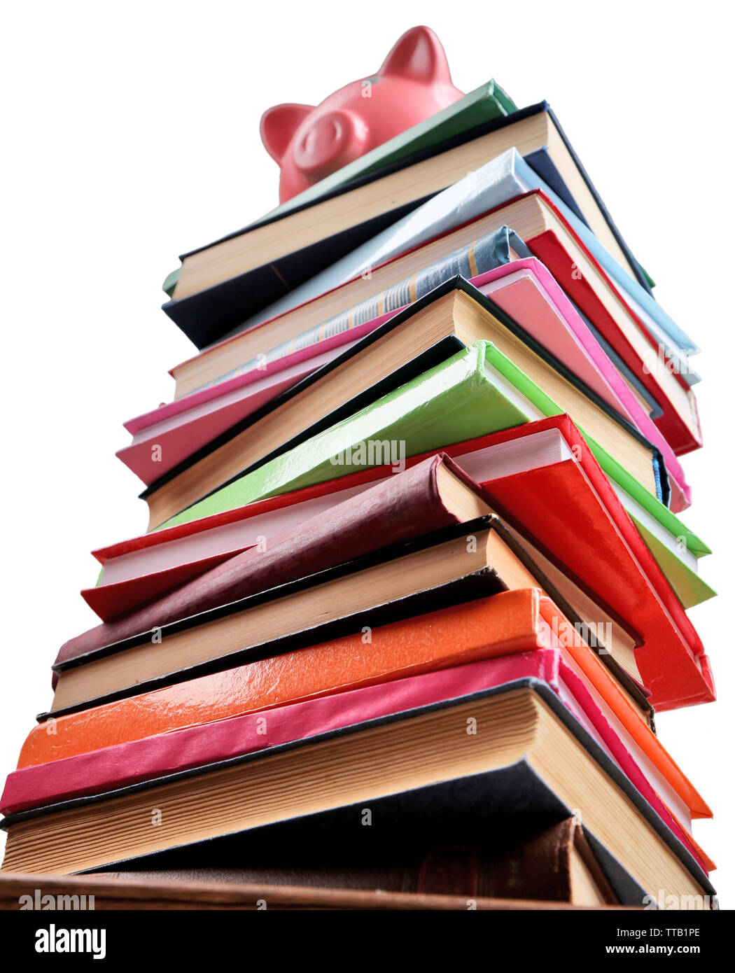 Concept accumulation of knowledge isolated on white Stock Photo - Alamy