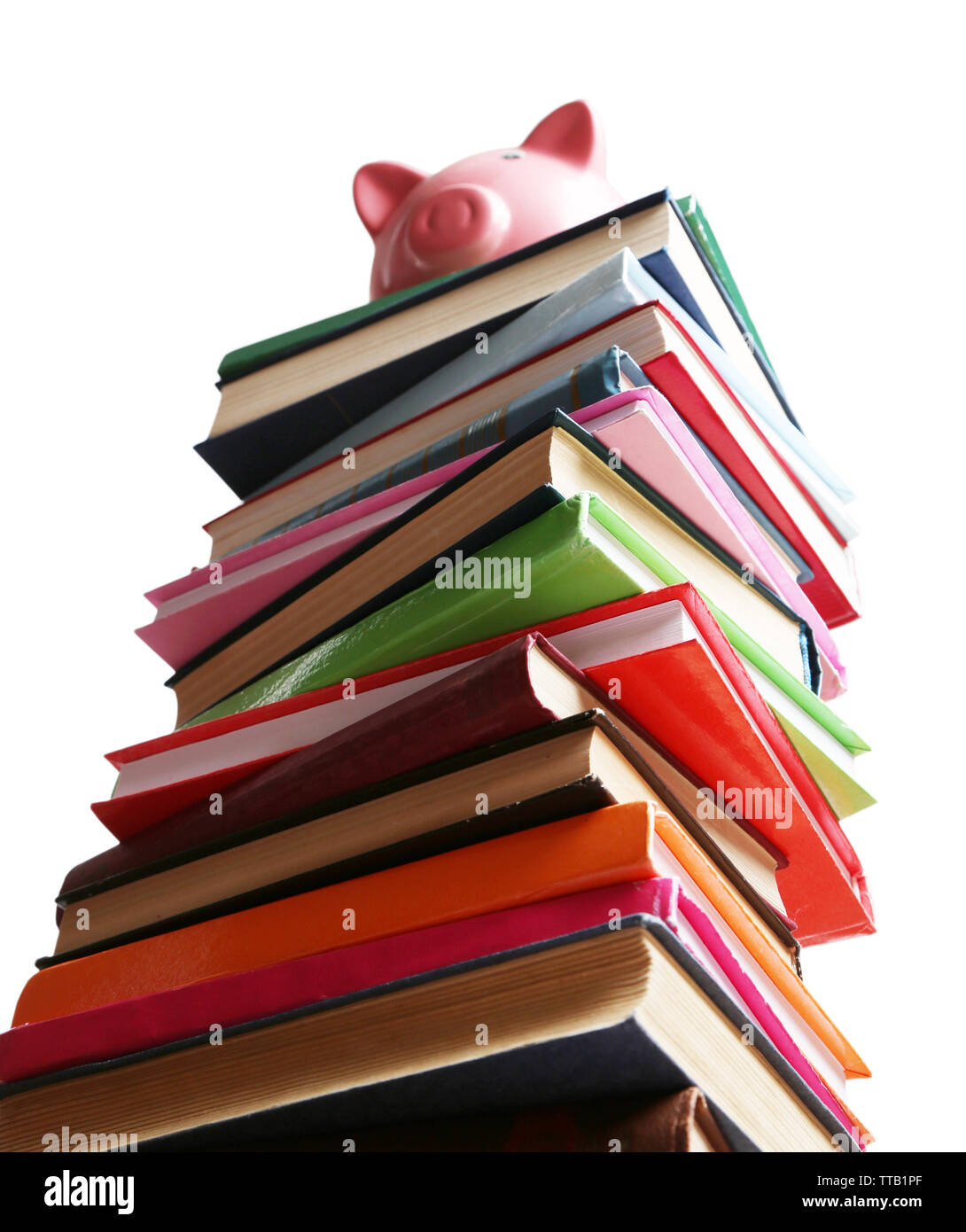 Concept accumulation of knowledge isolated on white Stock Photo - Alamy