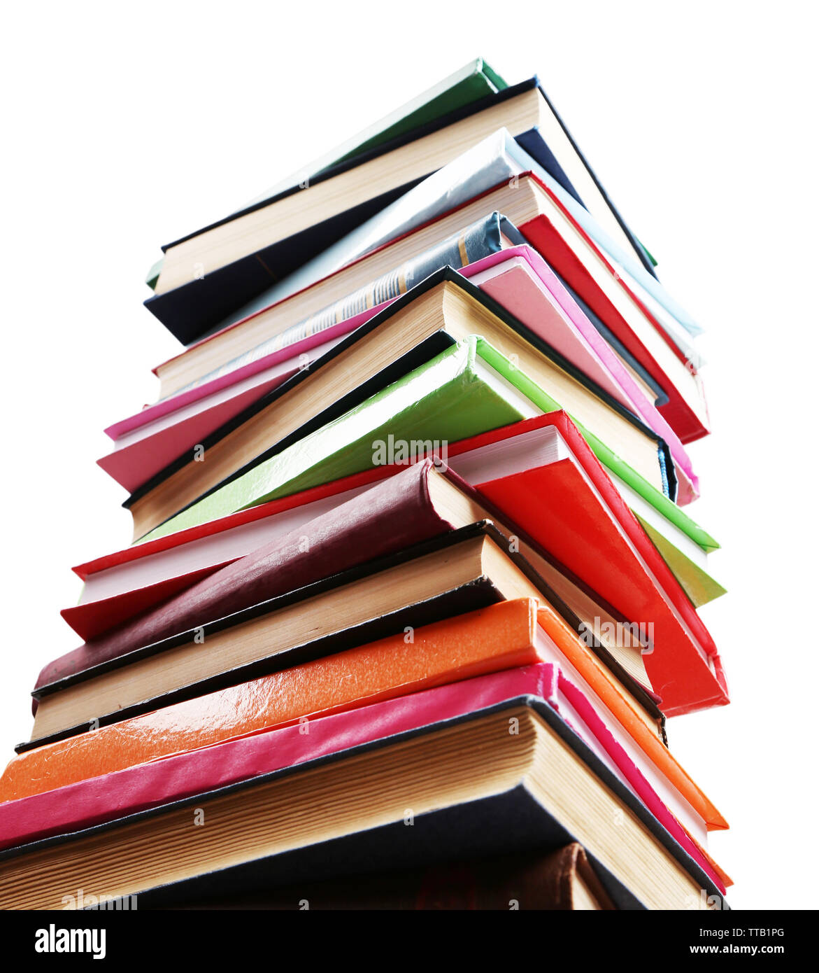 Concept accumulation of knowledge isolated on white Stock Photo - Alamy