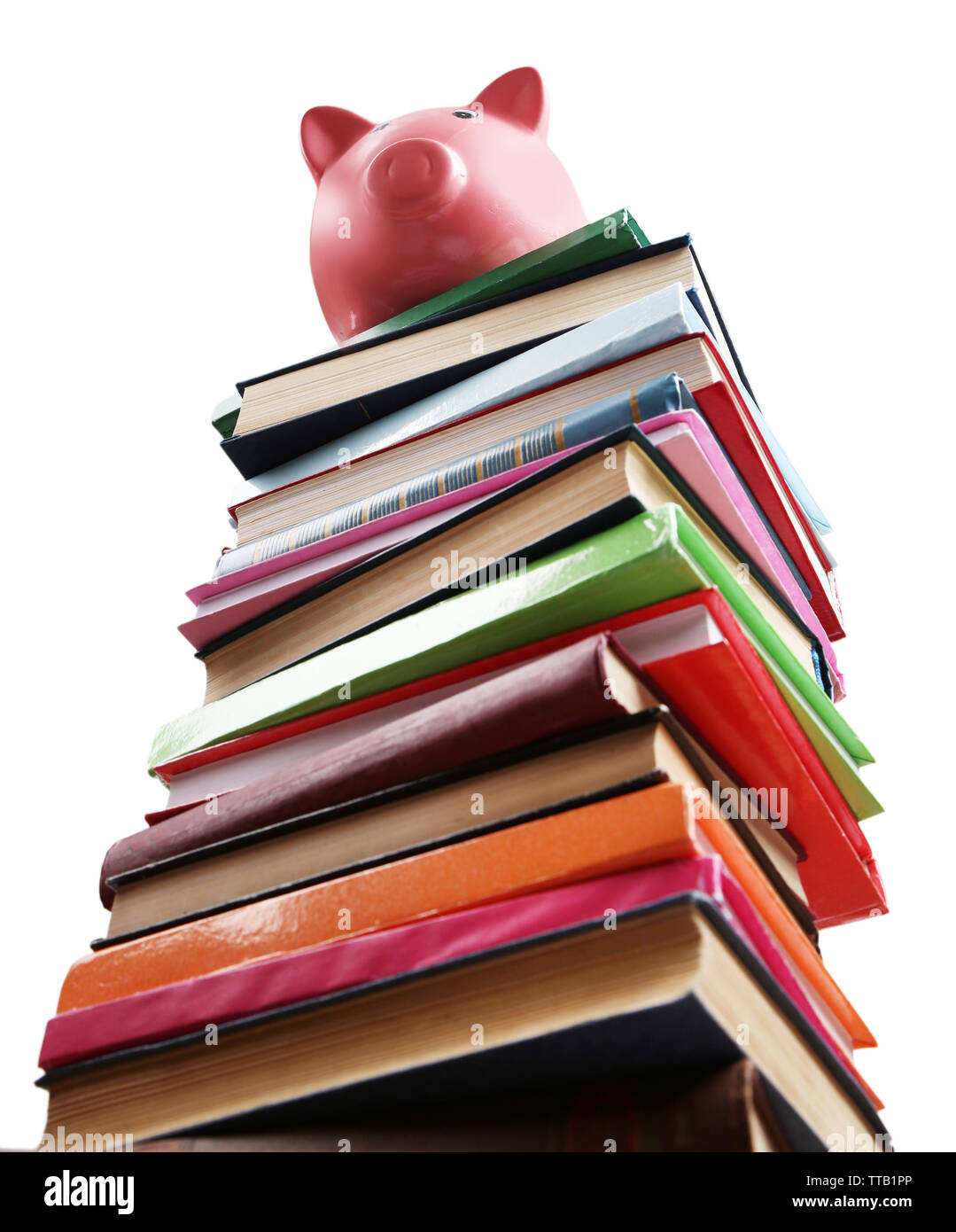 Concept accumulation of knowledge isolated on white Stock Photo - Alamy