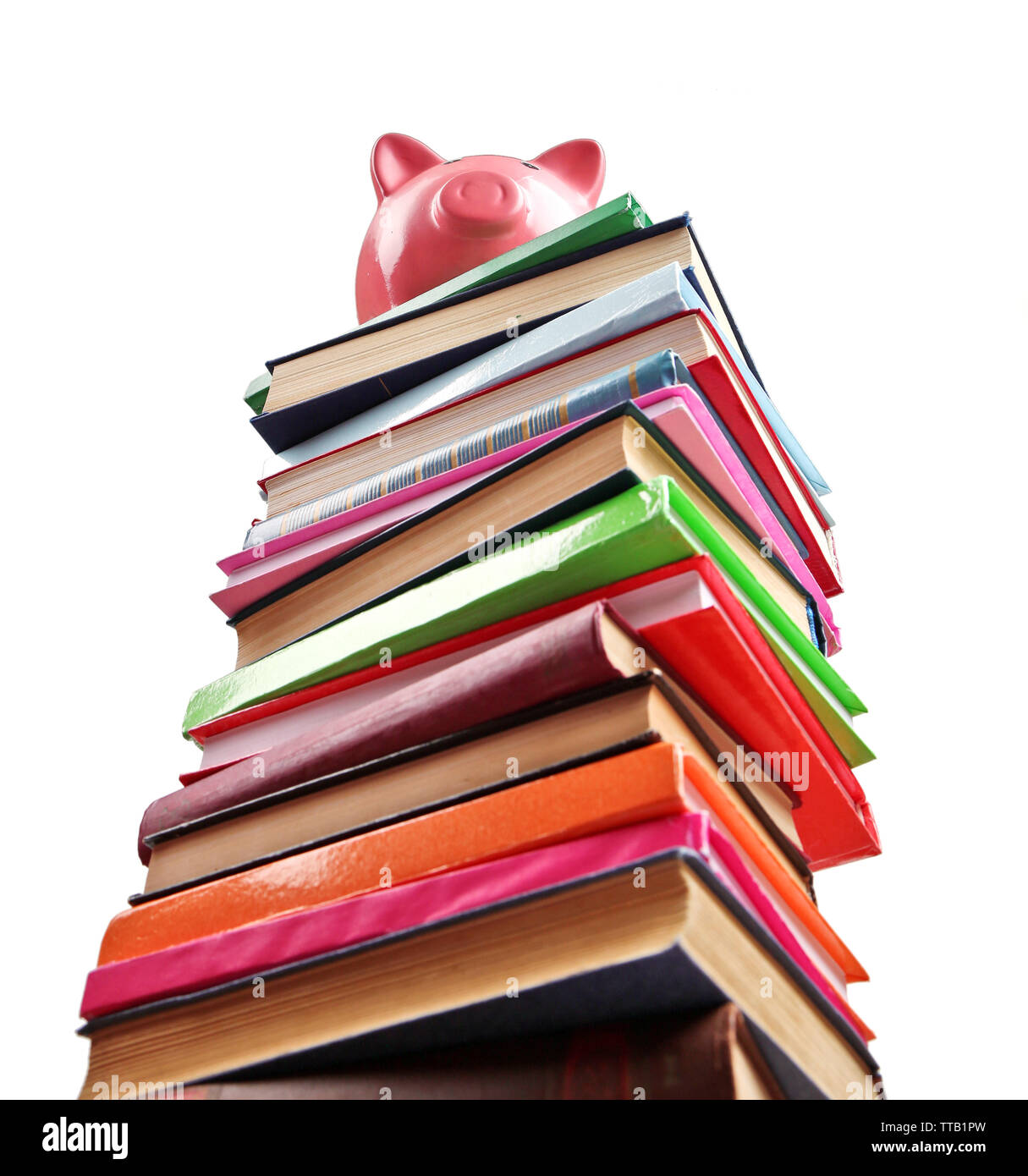Concept accumulation of knowledge isolated on white Stock Photo - Alamy