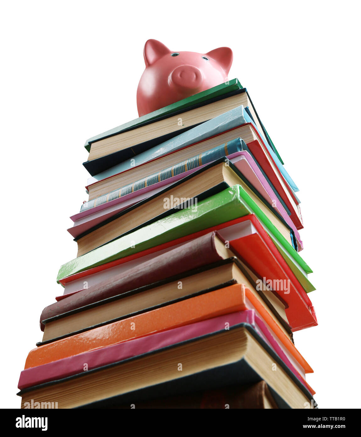 Concept accumulation of knowledge isolated on white Stock Photo - Alamy