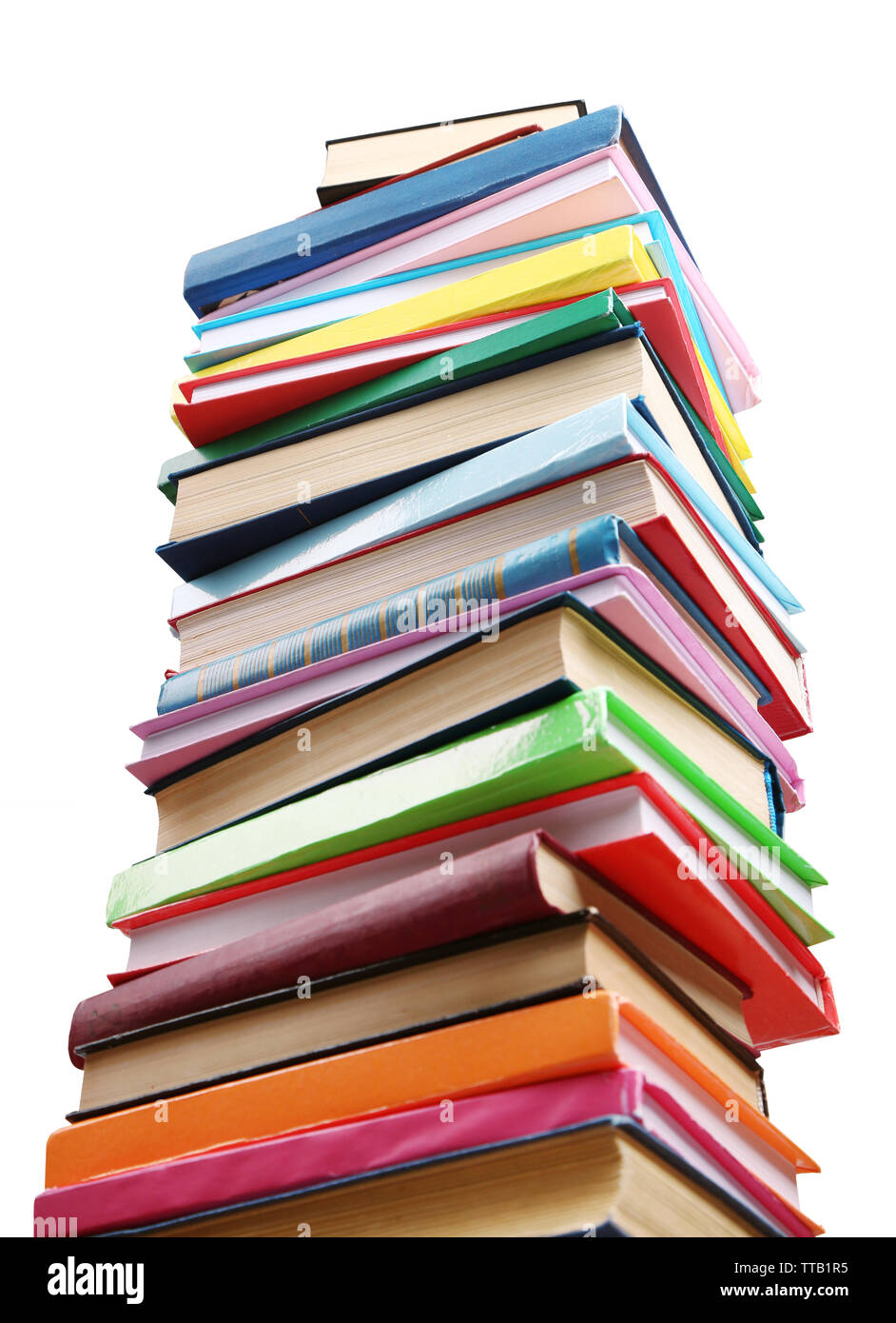 Concept accumulation of knowledge isolated on white Stock Photo - Alamy