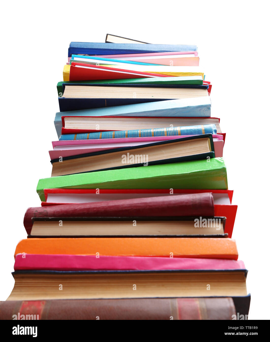 Concept accumulation of knowledge isolated on white Stock Photo - Alamy