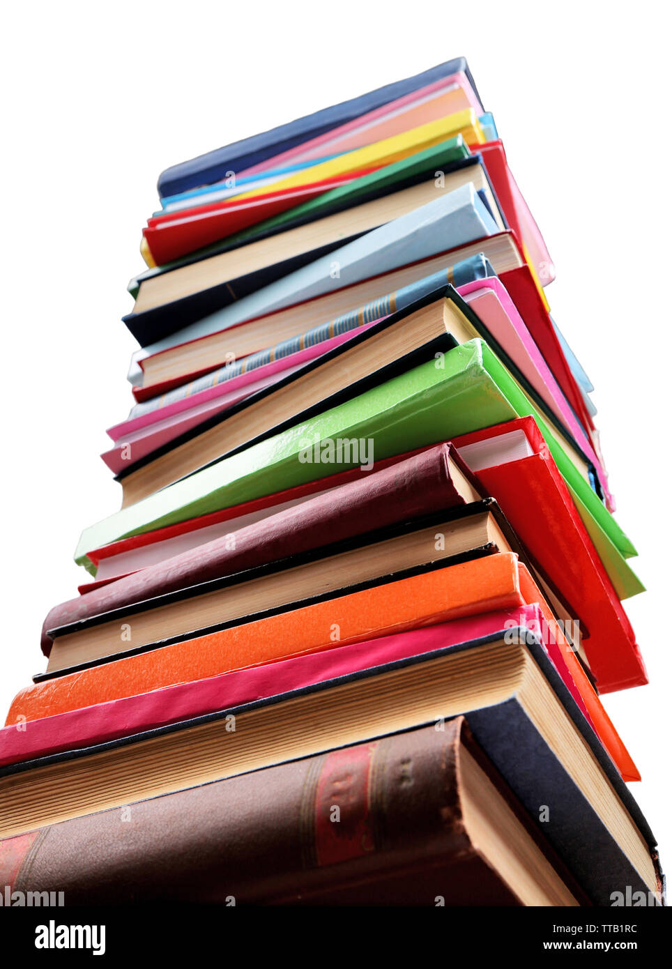 Concept accumulation of knowledge isolated on white Stock Photo - Alamy