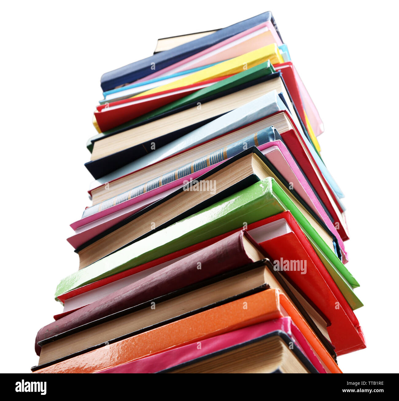 Concept accumulation of knowledge isolated on white Stock Photo - Alamy