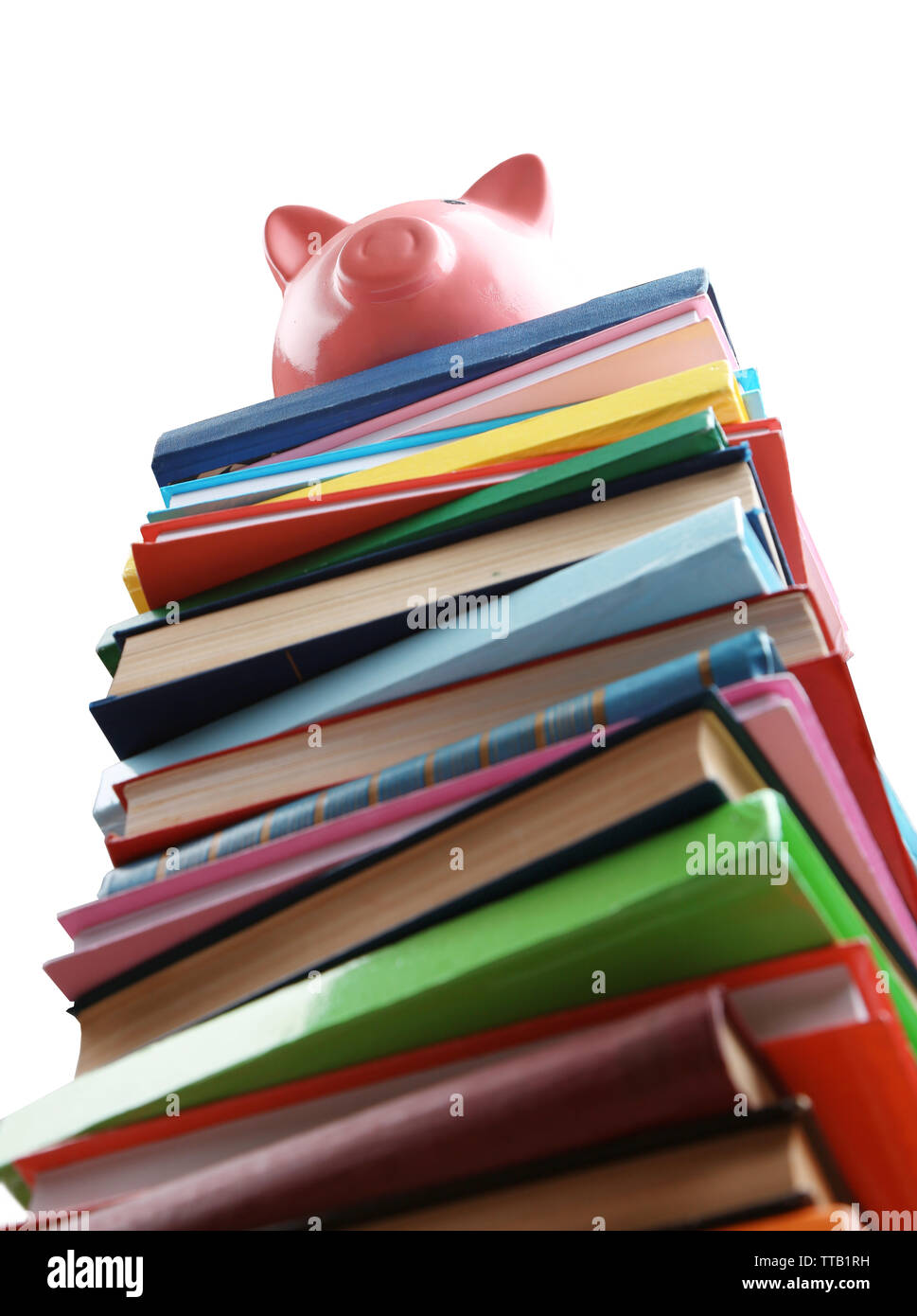 Concept accumulation of knowledge isolated on white Stock Photo - Alamy