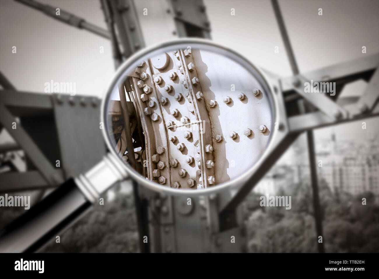 Control and surveillance of the conservation status of a metal ...