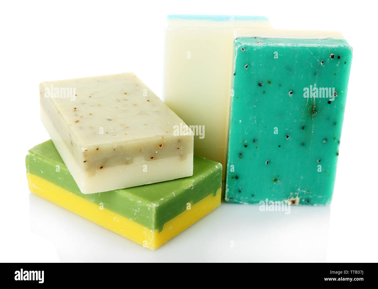 Soap bar blue yellow bars hi-res stock photography and images - Alamy