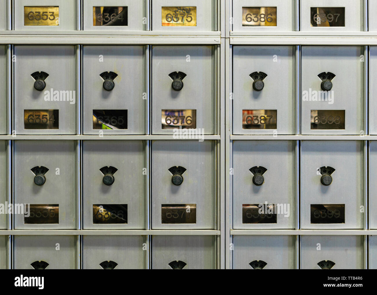 Po box numbers hi-res stock photography and images - Alamy