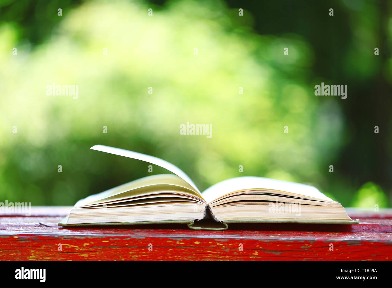 Open book outdoors hi-res stock photography and images - Alamy