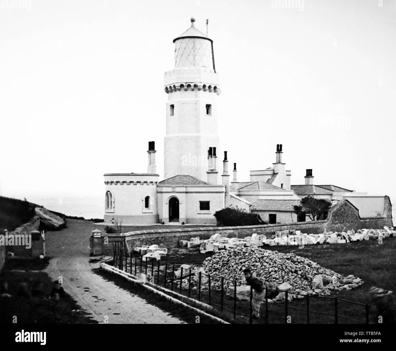 St Catherines Lighthouse, Isle of Wight Stock Photo - Alamy