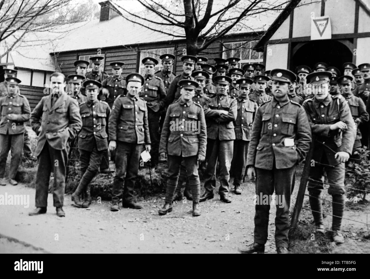 Aldershot, Alecs YMCA Hut during WW1 Stock Photo - Alamy