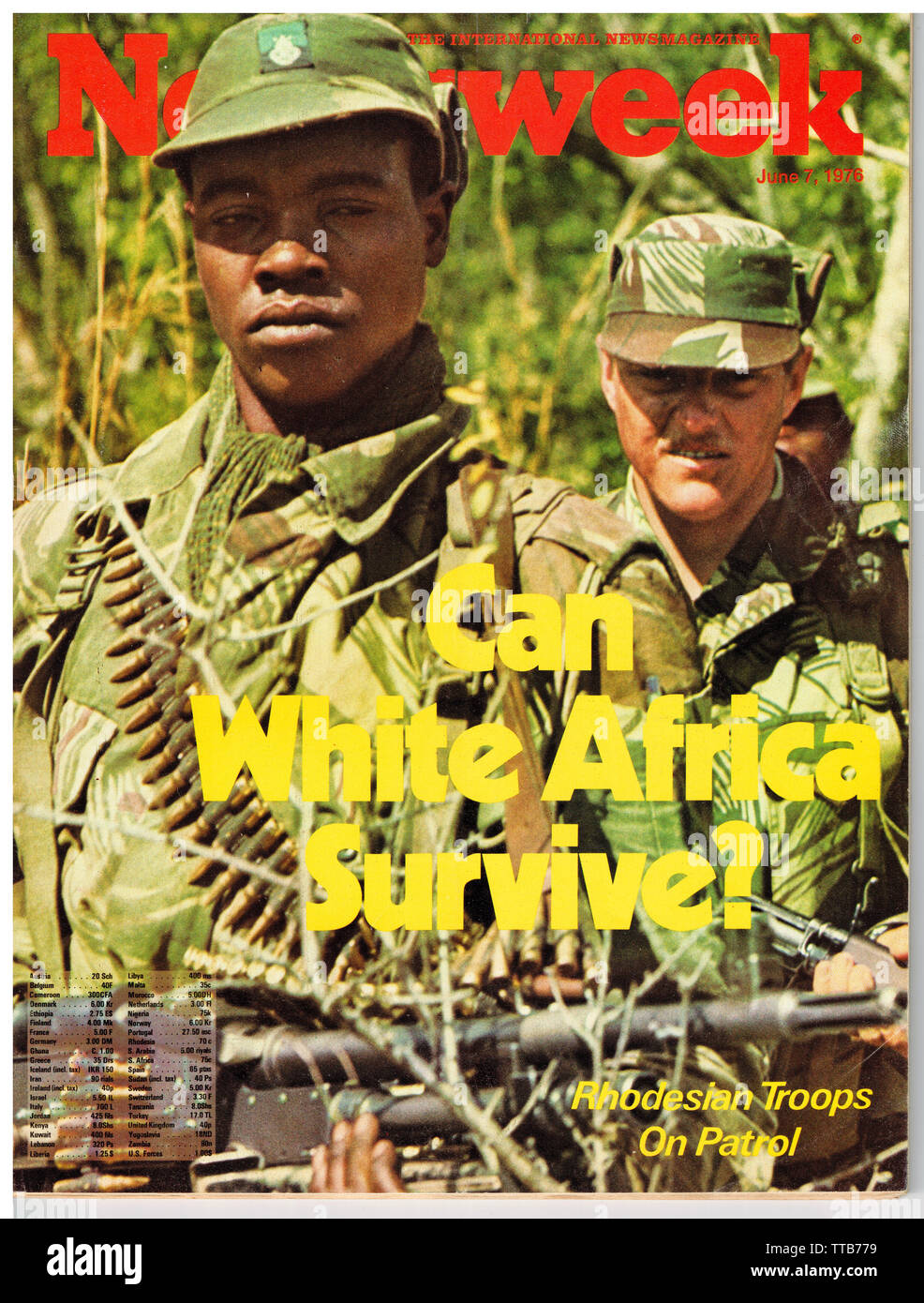 Rhodesia war hi-res stock photography and images - Alamy