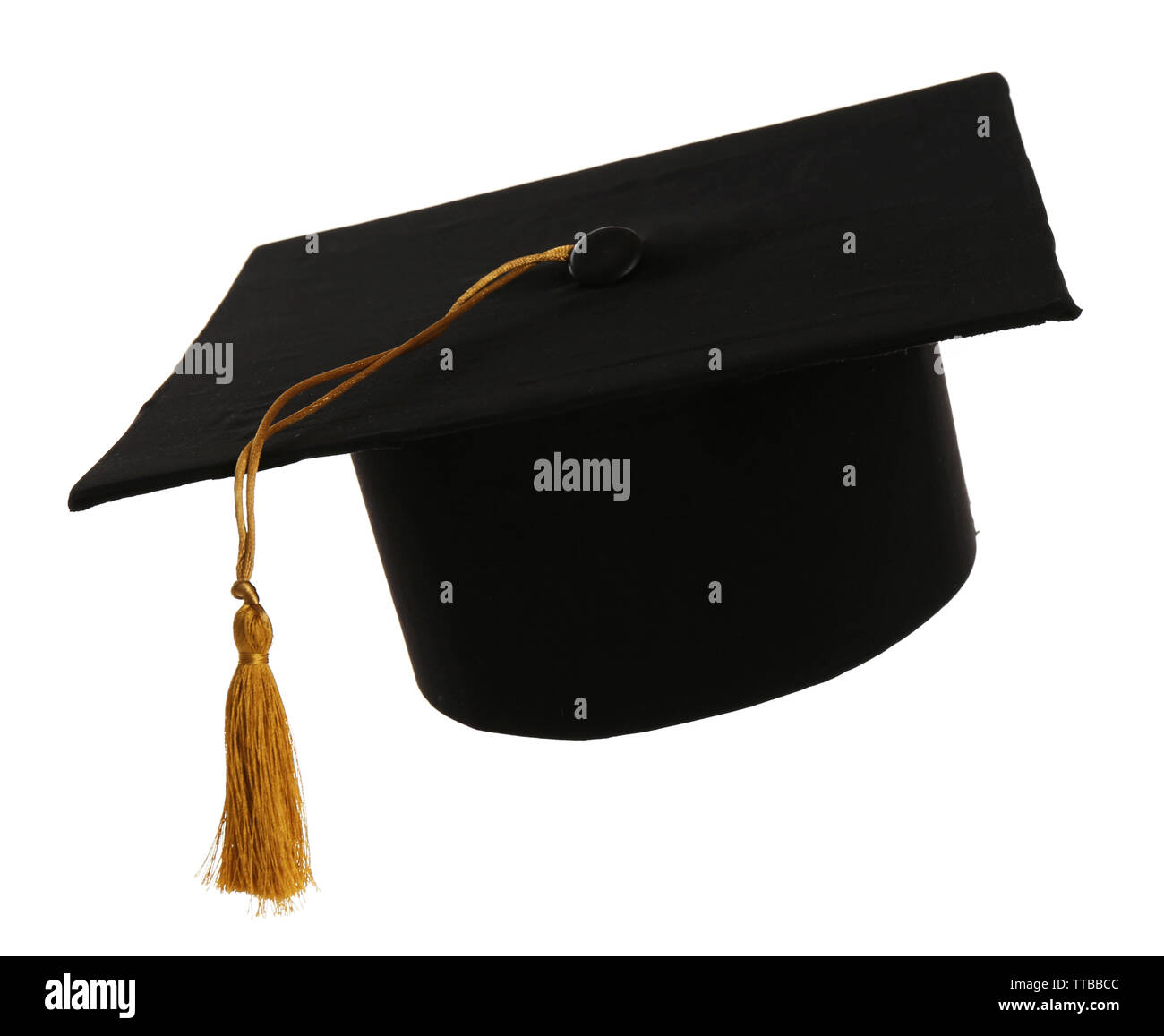 Grad hat isolated on white Stock Photo - Alamy