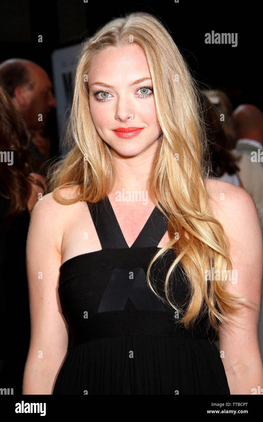 New York, USA. 16 July, 2008. Amanda Seyfried at the Premiere of "Mamma Mia!" at The Ziegfield ...