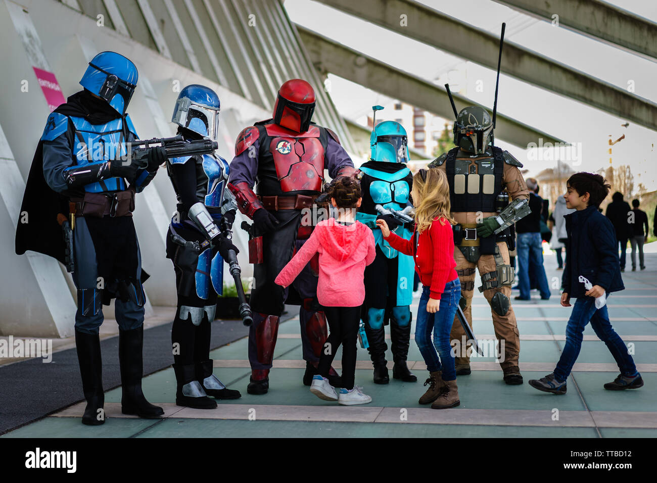 battle patrol of start wars in oviedo Stock Photo - Alamy
