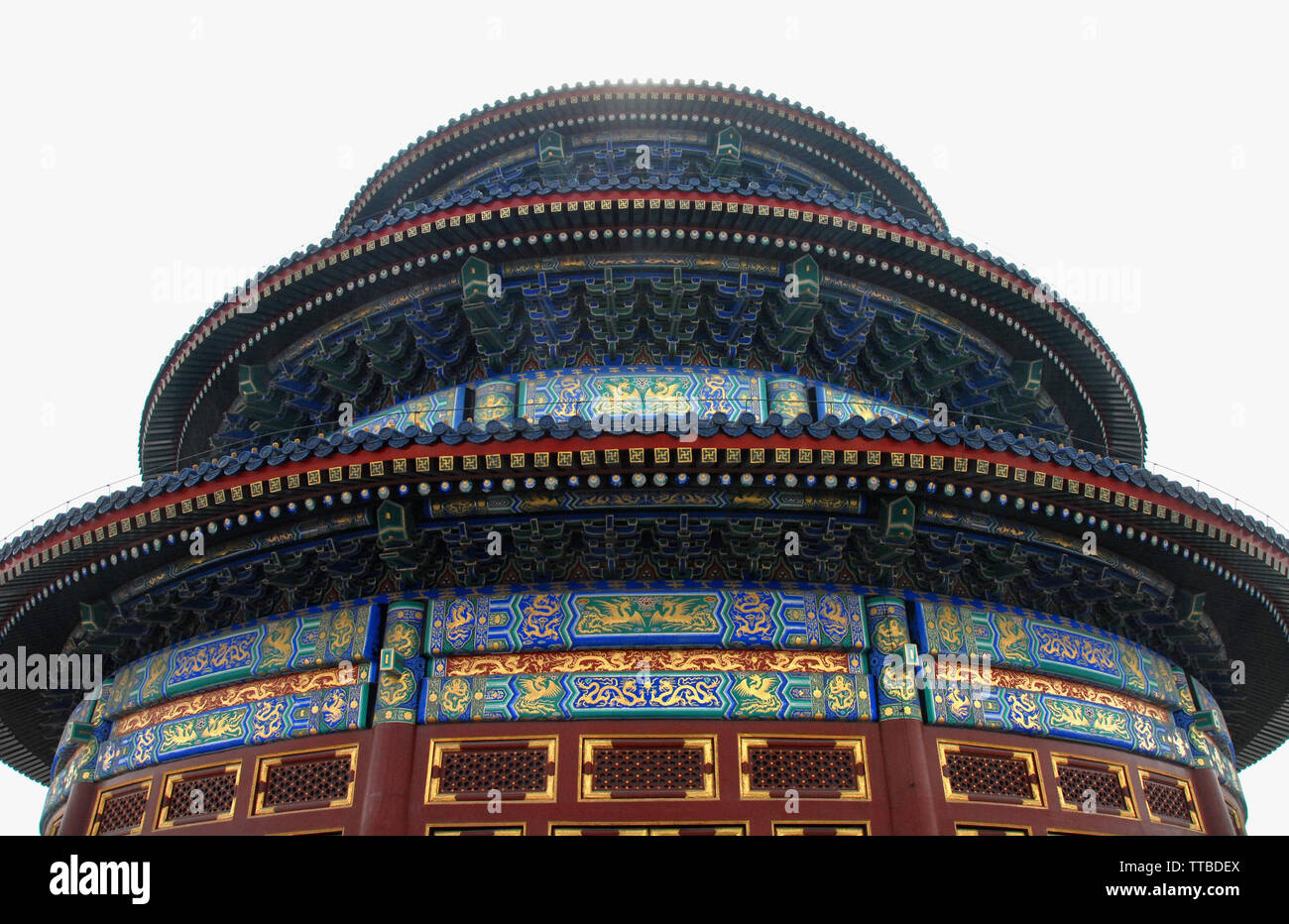 Temple of Heaven (Tiantan) in Beijing, China. Tian tan means Altar of ...