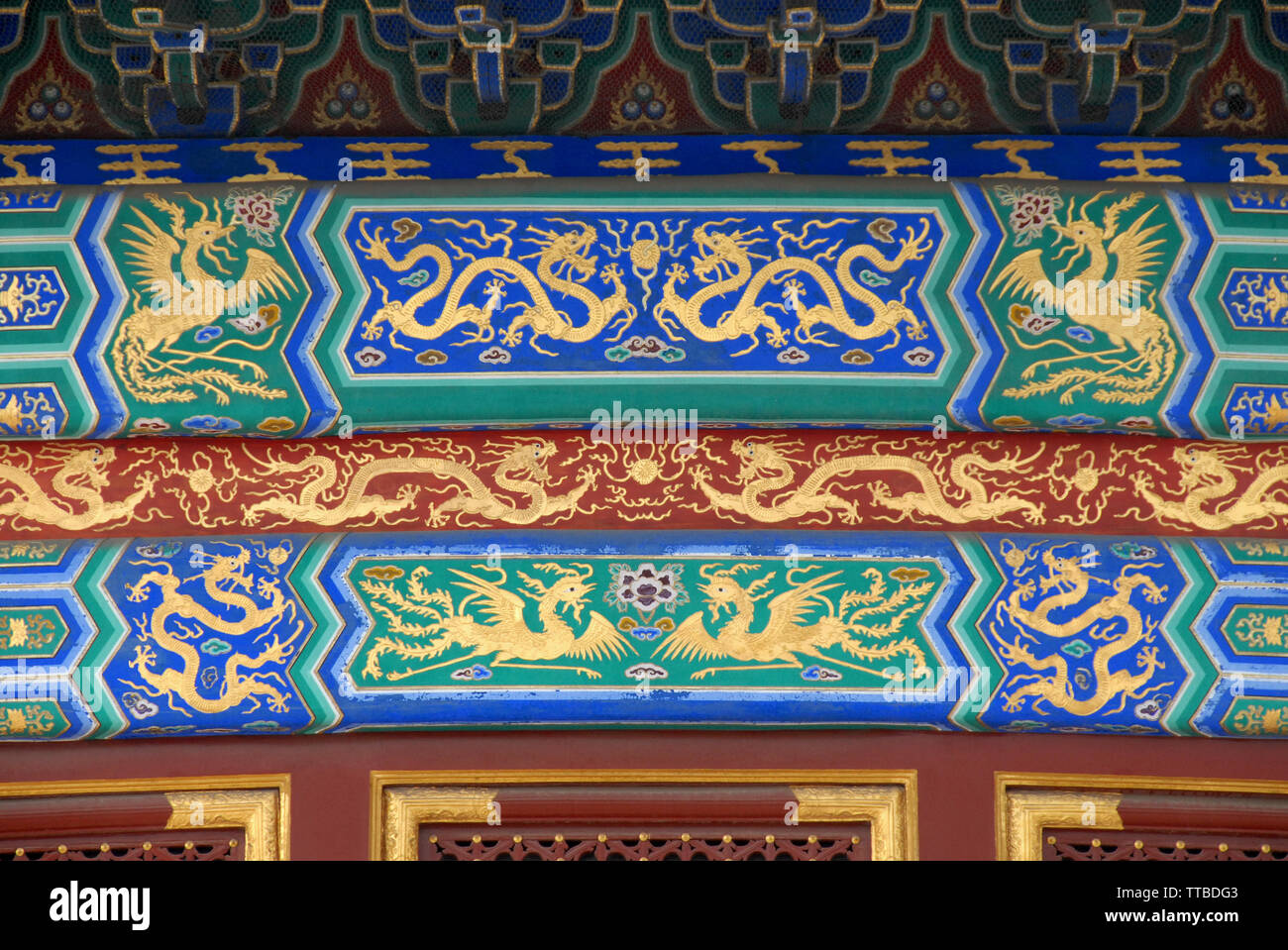 Temple of Heaven (Tiantan) in Beijing, China. Tian tan means Altar of ...