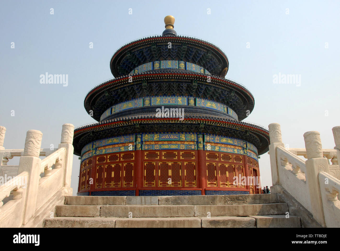 Temple of Heaven (Tiantan) in Beijing, China. Tian tan means Altar of ...