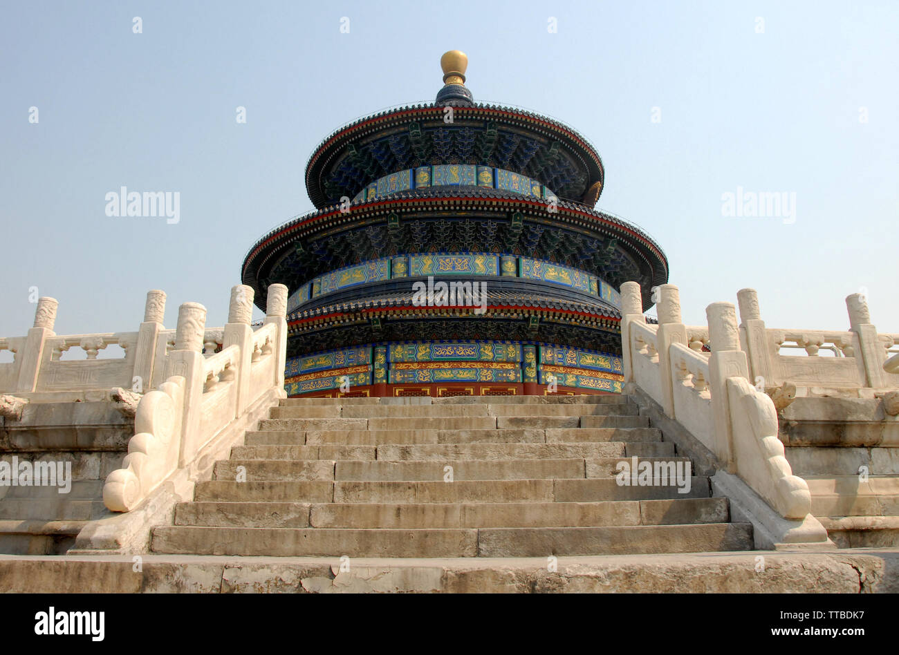 Temple of Heaven (Tiantan) in Beijing, China. Tian tan means Altar of ...