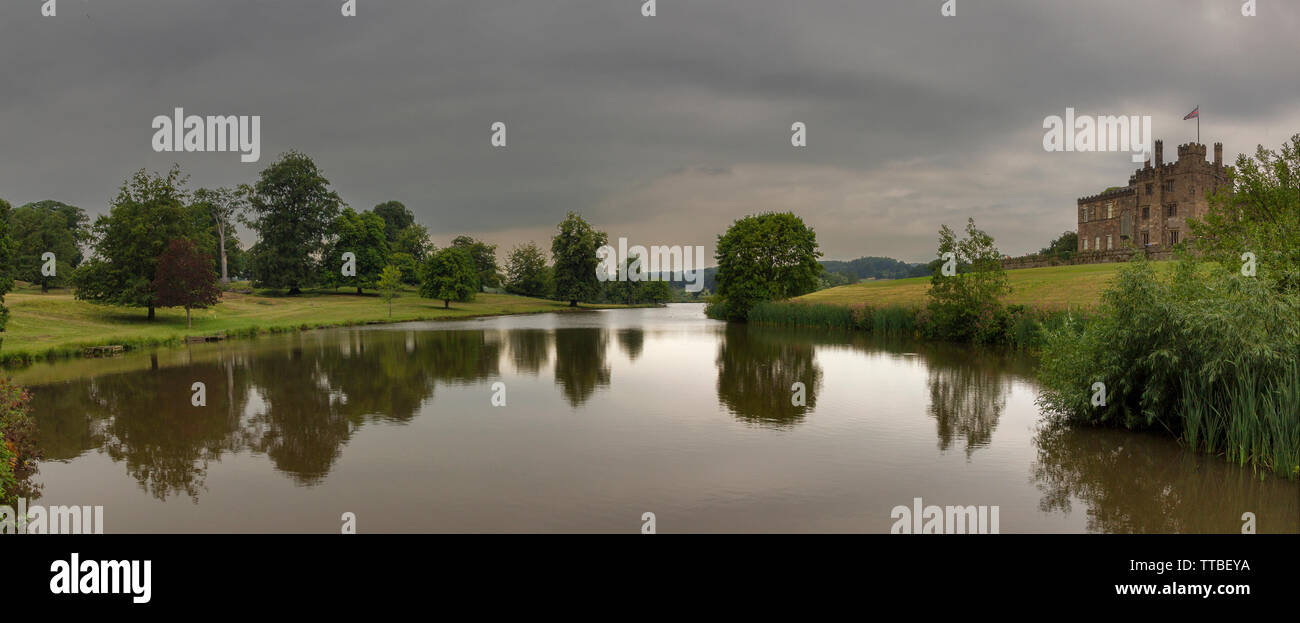 Ripley castle in North yorkshire (England Stock Photo - Alamy