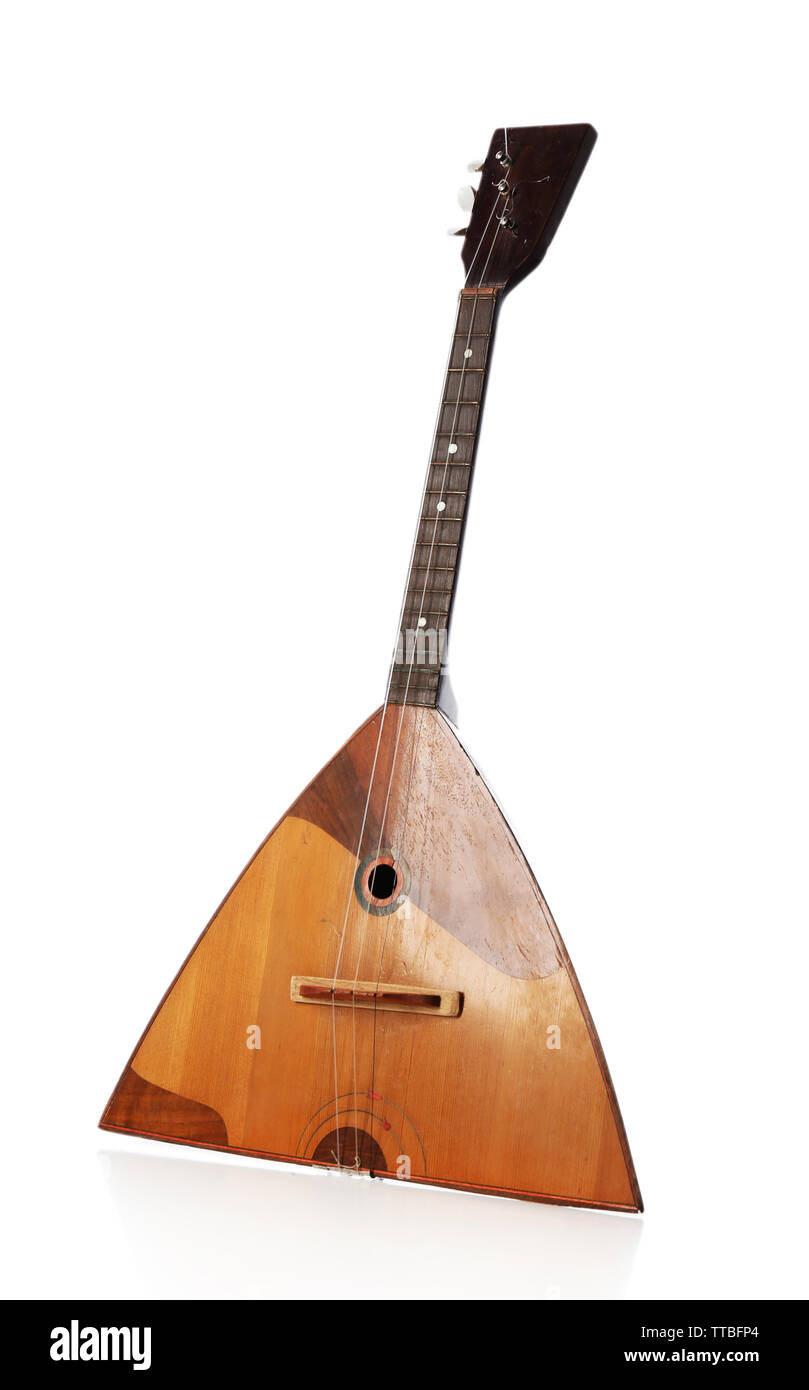 Musical instrument balalaika on Cut Out Stock Images & Pictures - Alamy