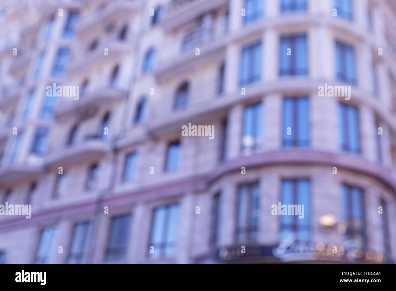Abstract blurry city building background Stock Photo - Alamy