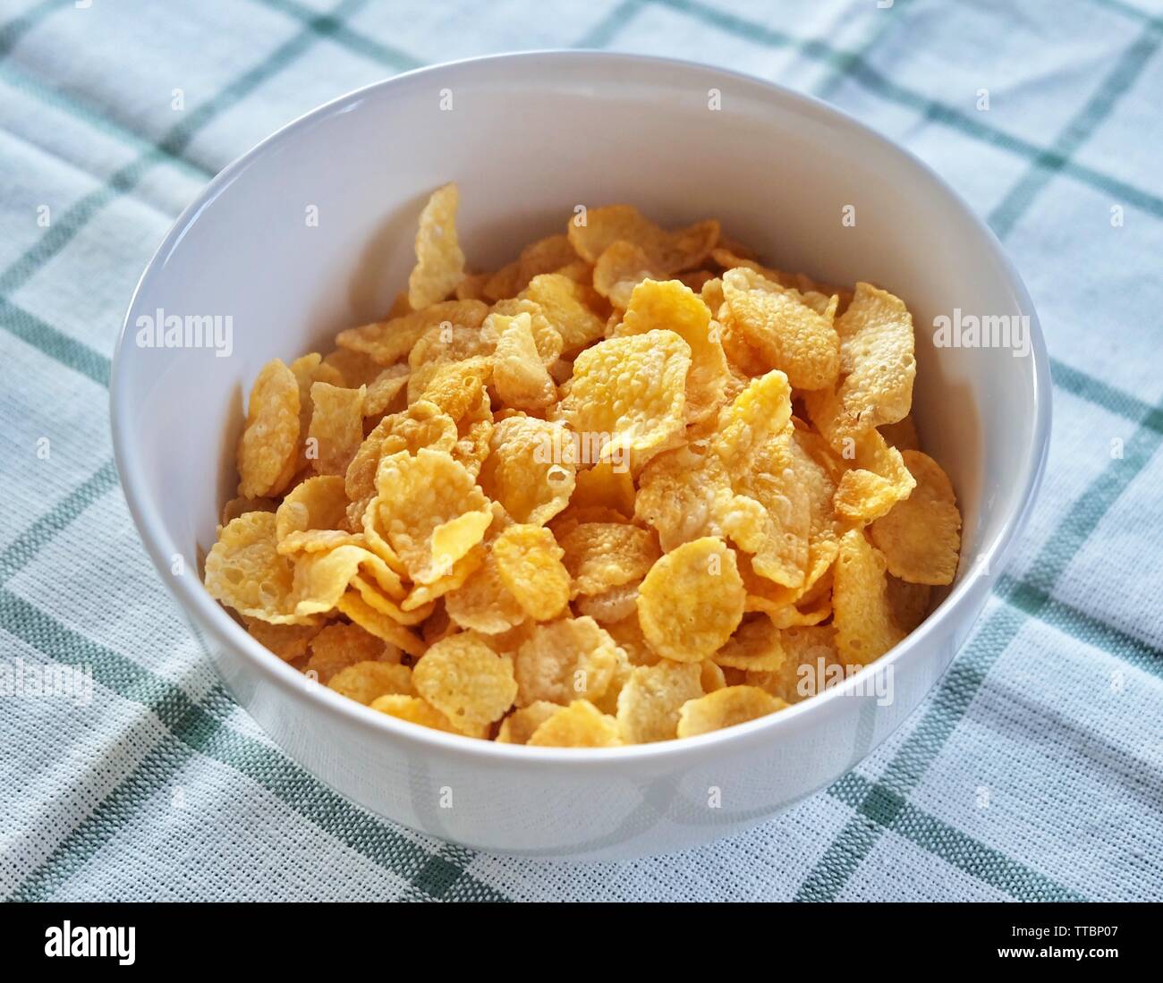 Delicious Cereal Conflake in A Bowl, A Breakfast Cereal Made by ...